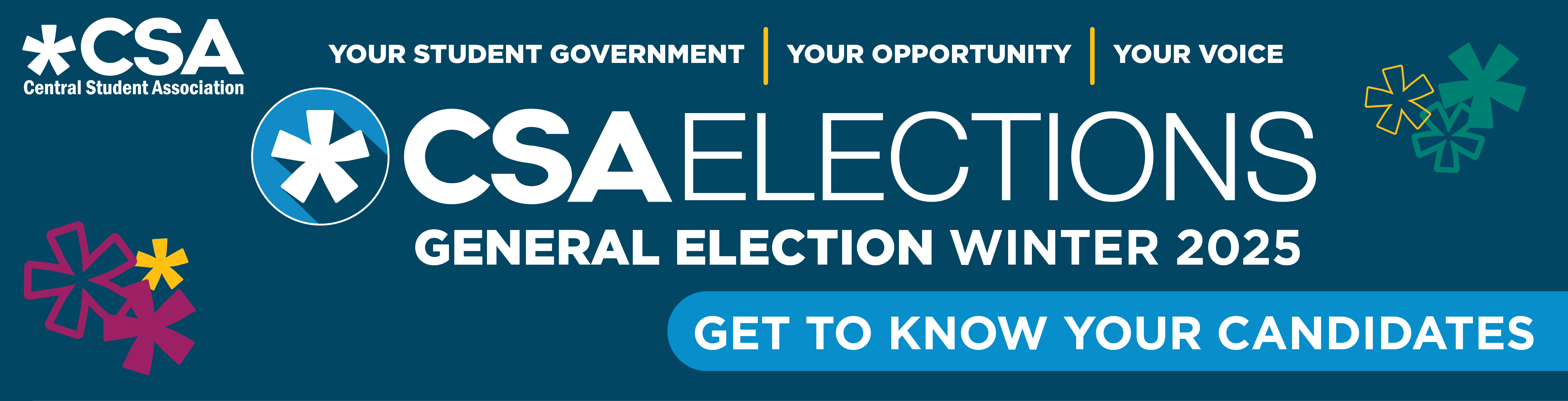General Election 2025: Candidates - Central Student Association